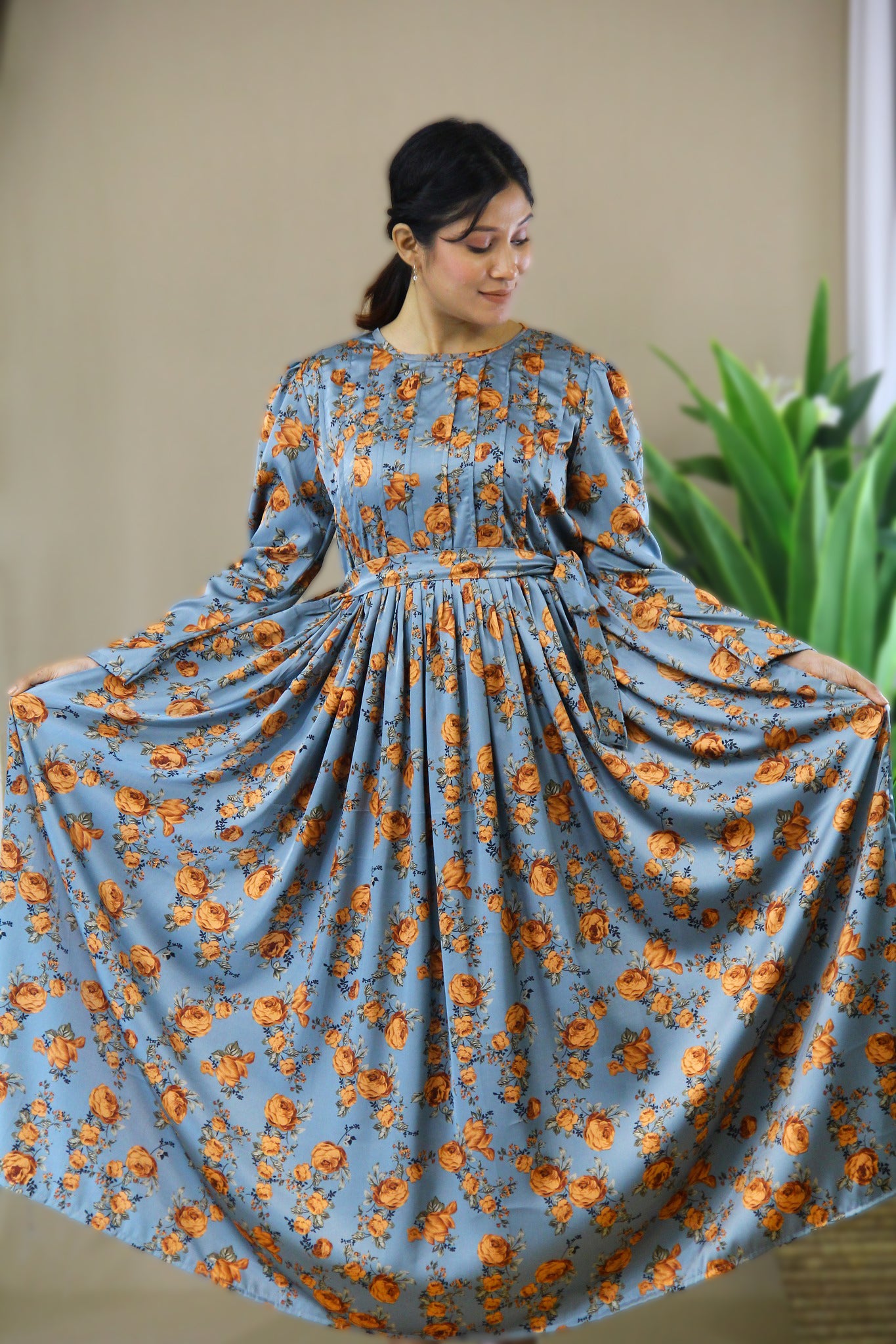 Royal Silk Gown (A) – TRENZY